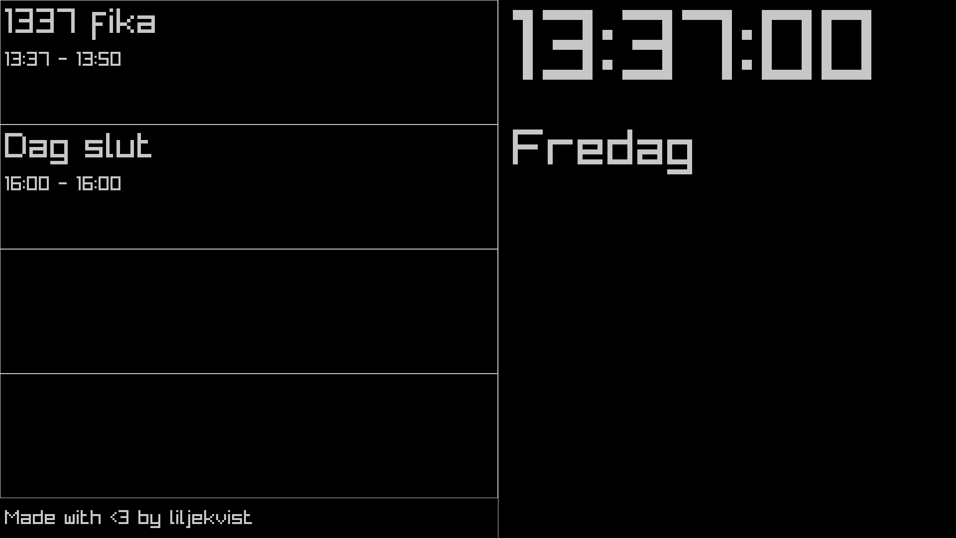 A simple clock made with raylib | liljekvist's Project Blog